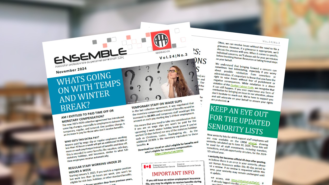 November 2024 Ensemble Newsletter – APPA